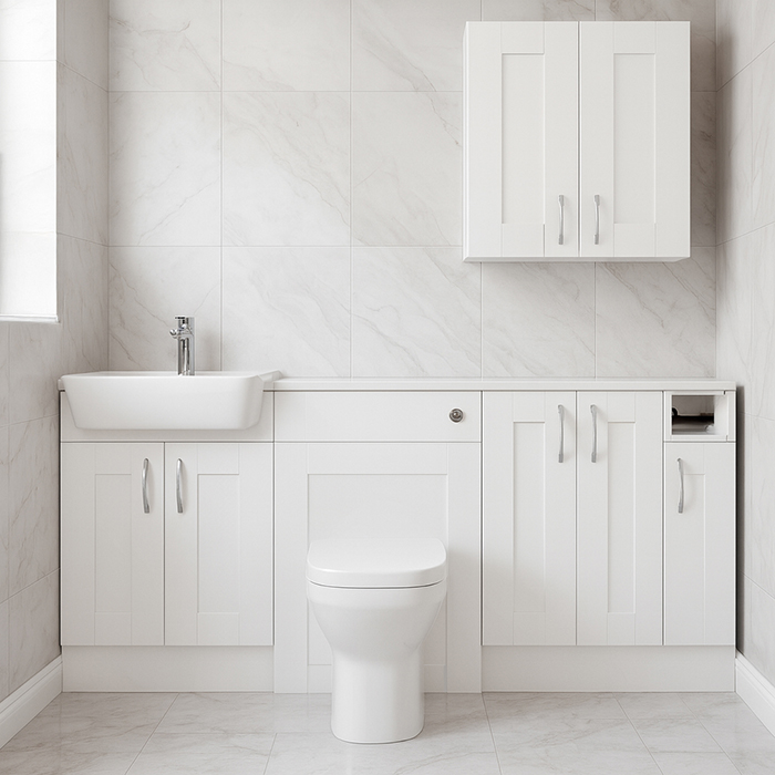 2000mm Bathroom Furniture Set 8 - Bramshaw - Paramount Bathrooms