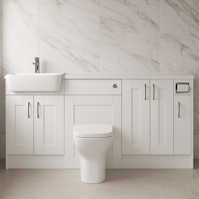 2000mm Bathroom Furniture Set 6 - Bramshaw - Paramount Bathrooms