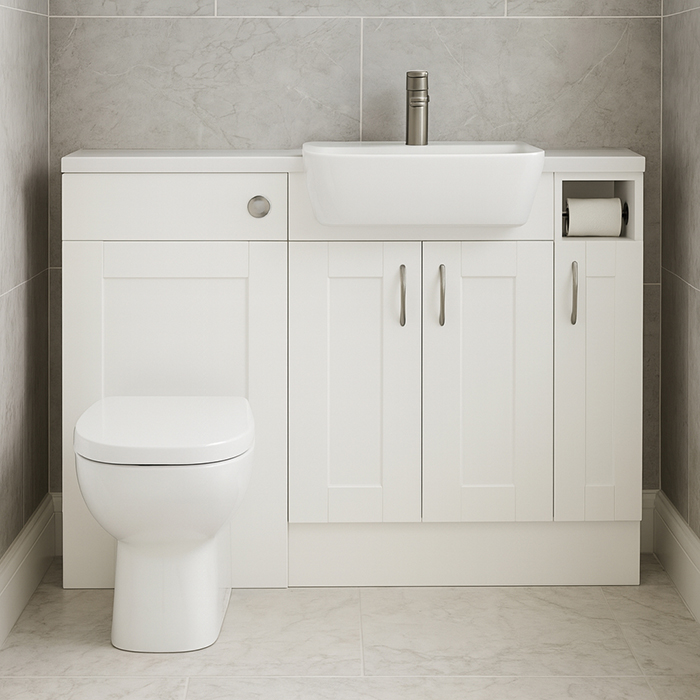 1550mm Bathroom Furniture Set 2 - Bramshaw - Paramount Bathrooms