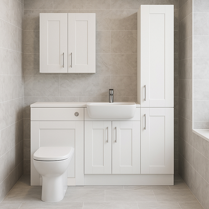 1500mm Bathroom Furniture Set 6 - Bramshaw - Paramount Bathrooms